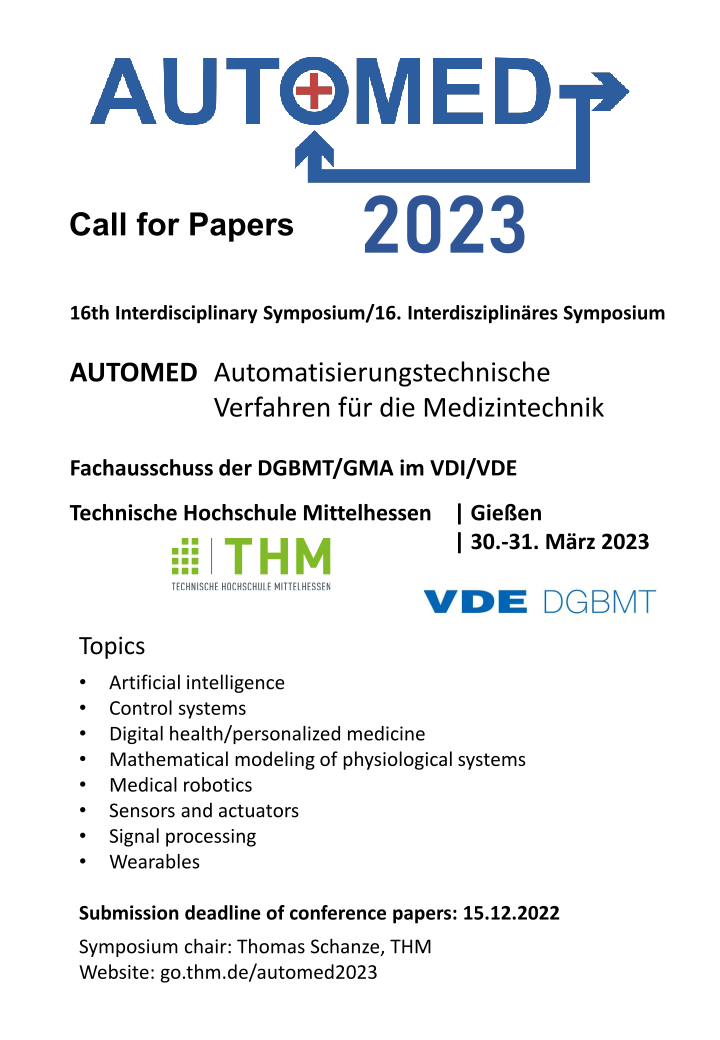 AUTOMED 2023 – Fachausschuss AUTOMED